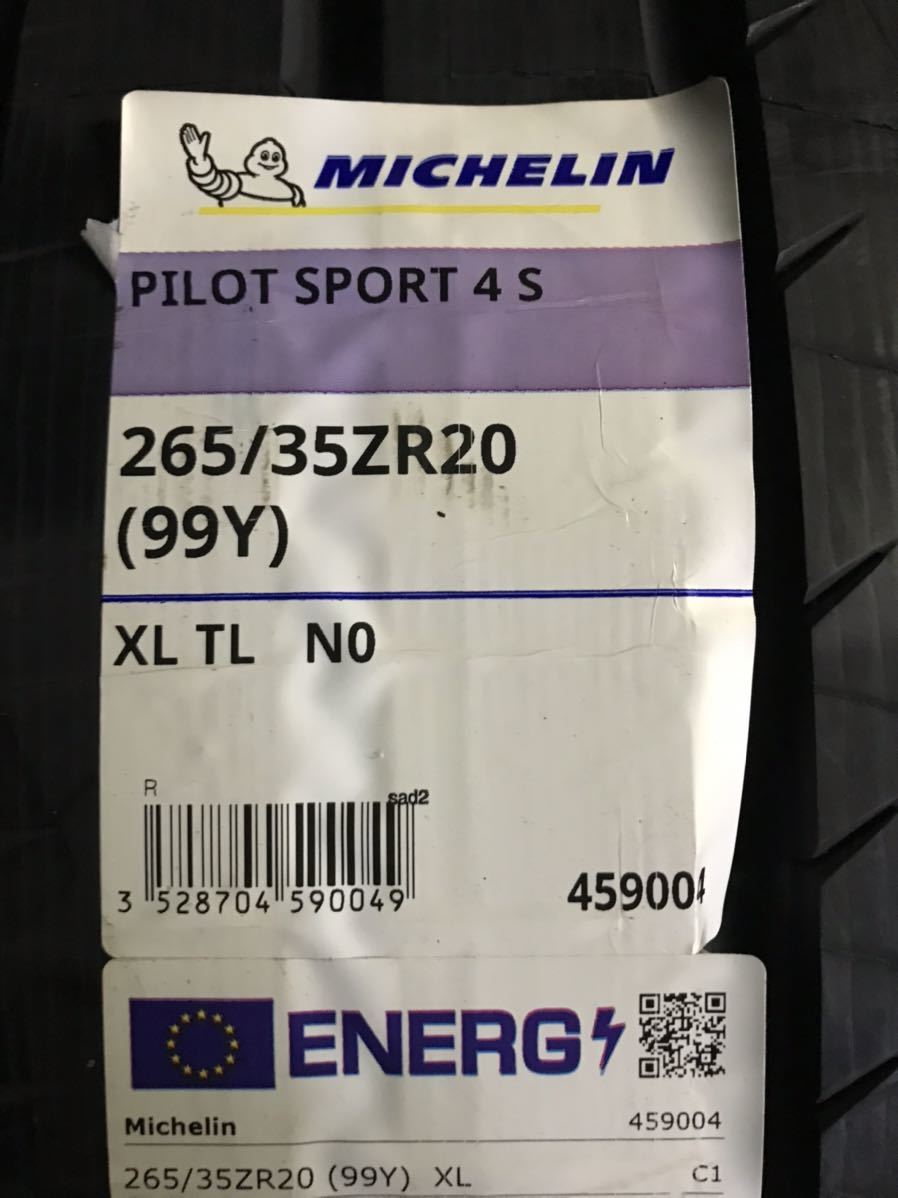 【未使用】 新品、未使用 265 / 35 ZR20 ミシュラン Pilot Sport 4S N0 2本セット 2022年47週製造 ポルシェ認証の落札情報詳細 - ヤフオク落札価格検索 ...