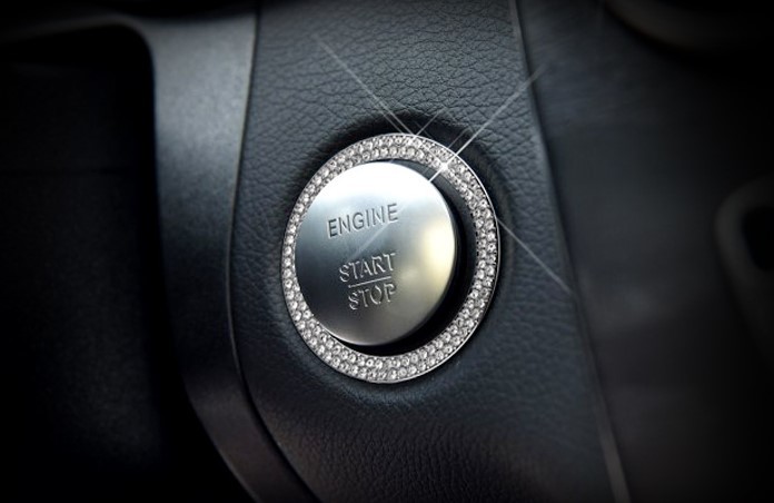 【未使用】ラグジュアリー♪ ベンツ スワロフスキー エンジン スイッチ リング W212 S212 E220 E250 E300 E350 E400 E550 E63 ワゴン Eクラスの落札 ...