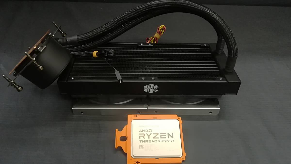 【やや傷や汚れあり】【動作品♪】AMD Ryzen Threadripper 3970X 32コア/64スレッド 3.7GHz CPU ...