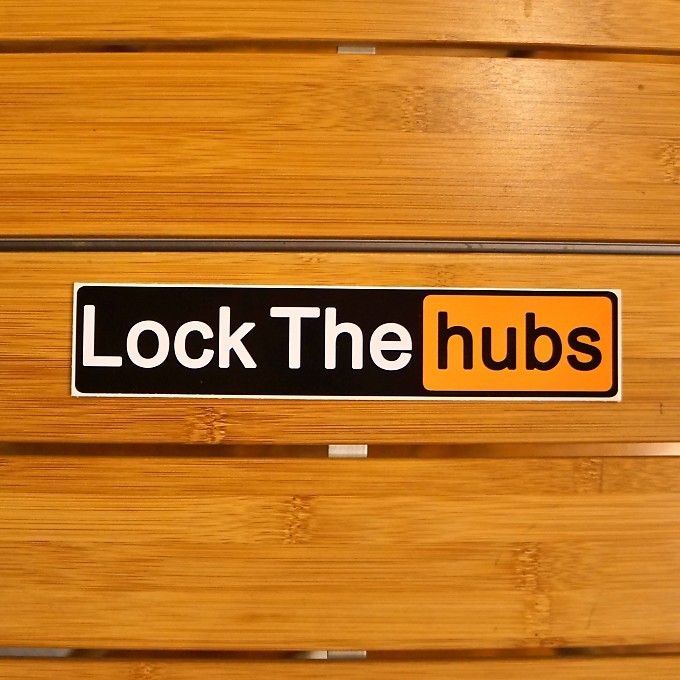 【未使用】Lifted Lifestyle Lock The hubs ステッカー USDM Hawaii 808 ハワイ雑貨 アメ車 ...