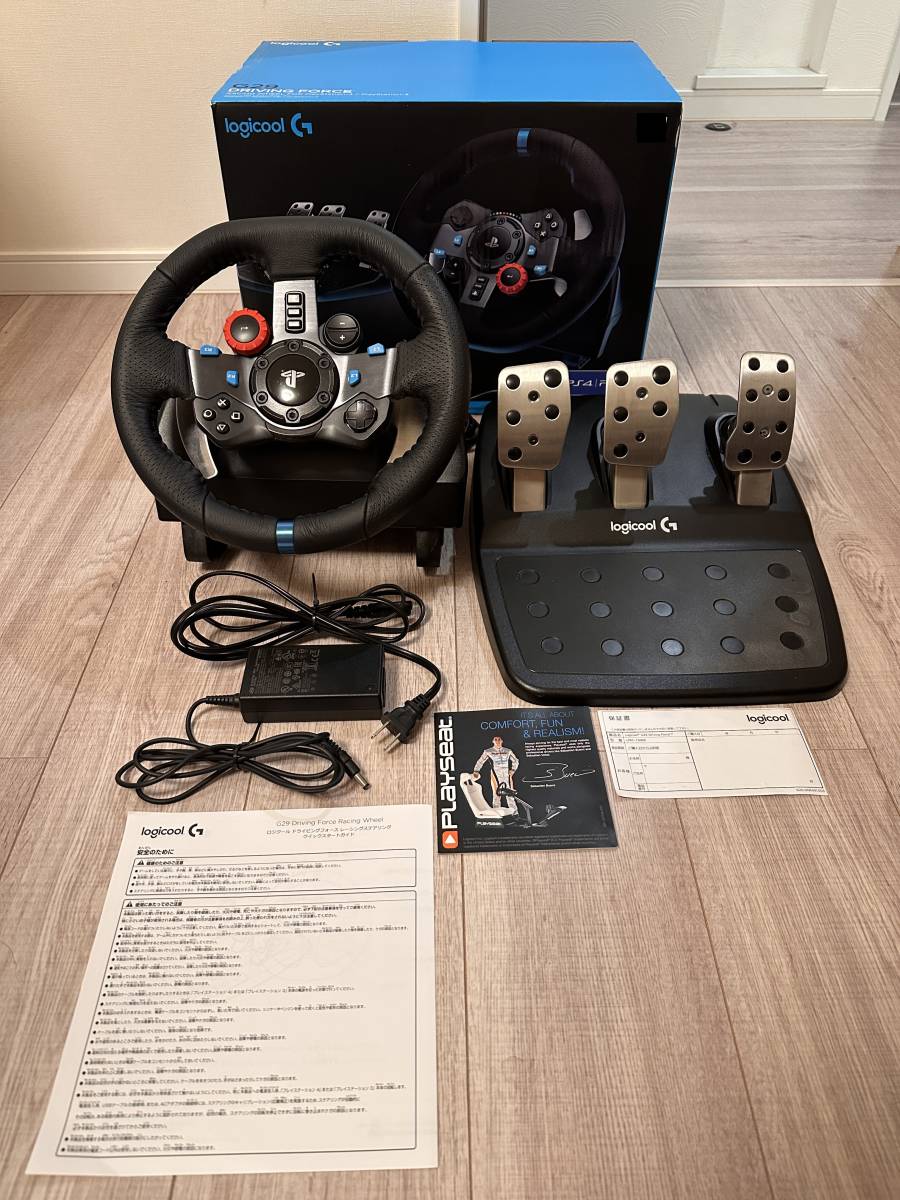 【目立った傷や汚れなし】Logicool G ハンコン G29 グランツーリスモ7 動作確認済み PS5 PS4 PC ハンドル コントローラー レーシング ゲームの落札情報詳細 - ヤフオク ...