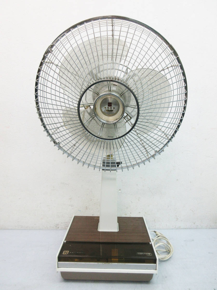 【やや傷や汚れあり】SH4739【ビンテージ 扇風機) National ELECTRIC FAN F-30MG DELUXE★ナショナル ...