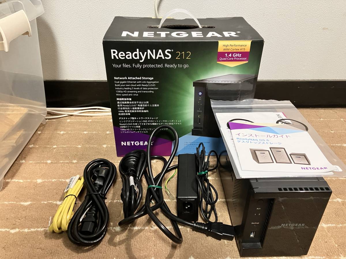【中古】Netgear RND4000-100AJS ReadyNAS NV+ 4TB(1TB×4) 4ベイタイプ デスクトップ型ネットワーク ...