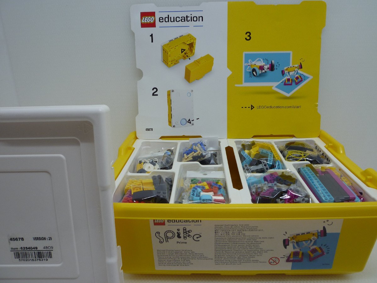 【傷や汚れあり】742 LEGO Spike Prime レゴスパイクプライム 基本セット 45678 VERSION:29 通電確認済・現状 ...