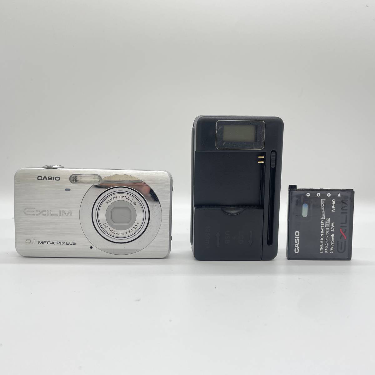 【目立った傷や汚れなし】【簡易動作確認済】CASIO EXILIM ZOOM EX-Z80 SILVER コンデジ デジカメ デジタルカメラ シャッター&フラッシュ動作OKの落札情報詳細 ...