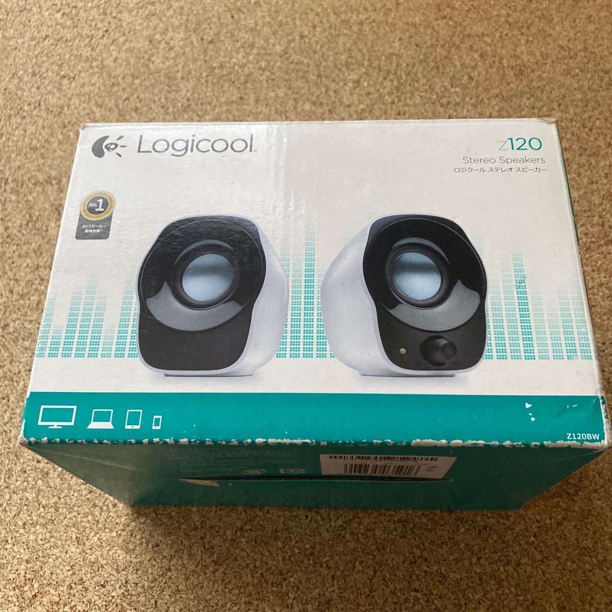 【やや傷や汚れあり】Logicool ロジクール ステレオスピーカー Z120 stereo speakers z120bwの落札情報詳細 ...
