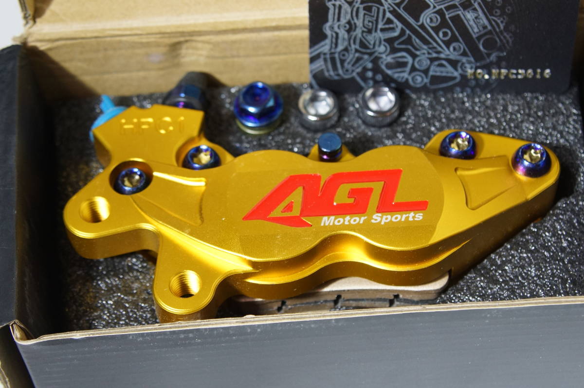 【未使用】★☆左用 正規品AGL 4pot キャリパー 新品未使用 4pot 40mm 汎用品 新品パッド付き ブレンボ シグナスx PCX cb xjr☆★の落札情報詳細 - Yahoo ...