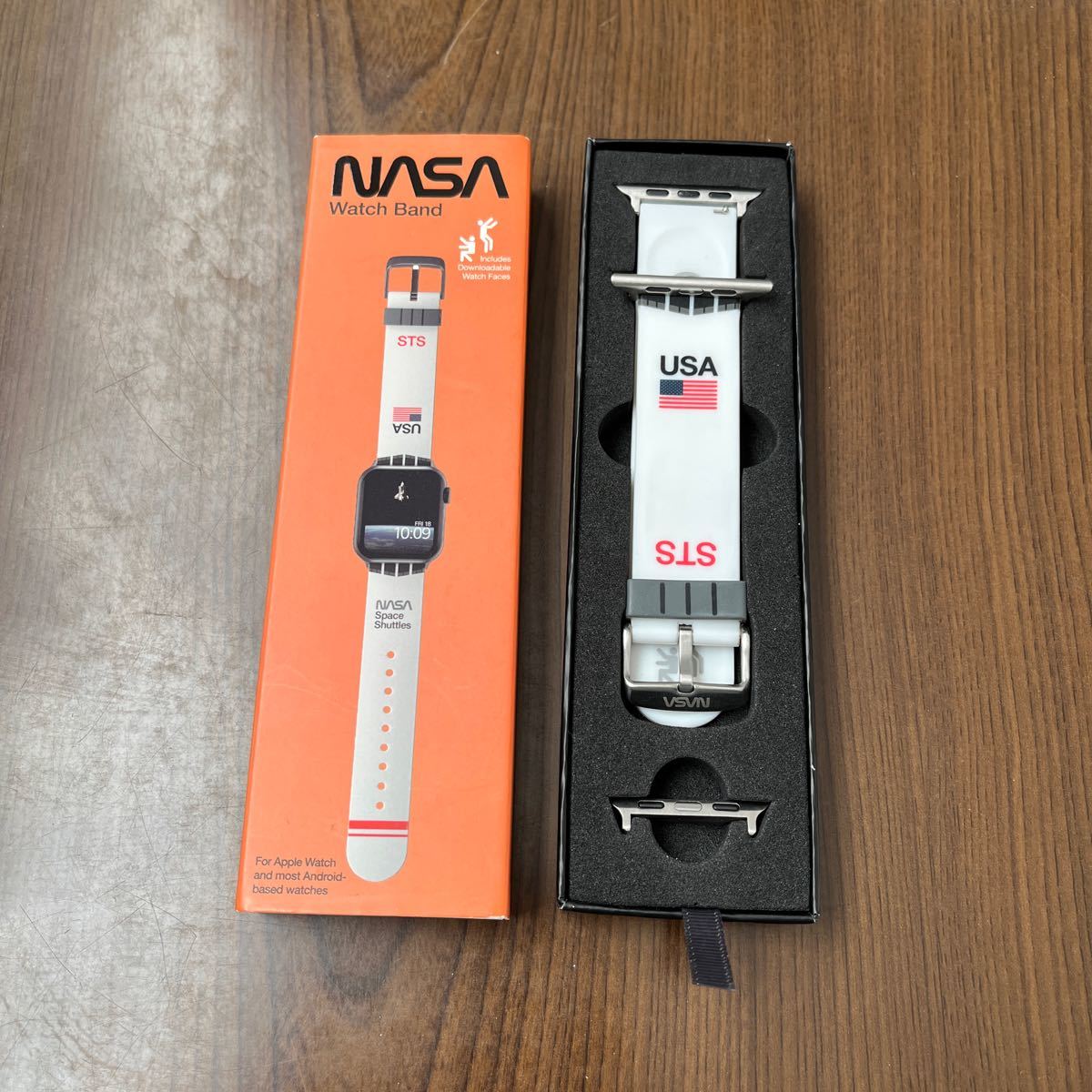 【未使用に近い】601p1706☆ NASA Apple watch バンド、スマートウォッチ 交換 ベルト、アップルウォッチ シリーズに対応 ...