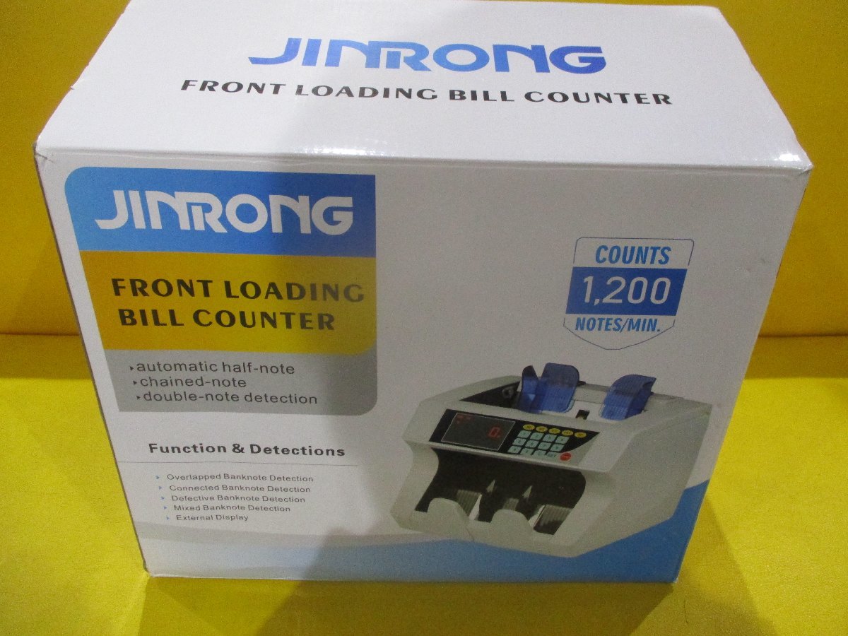 【未使用】新品未使用品★JINRONG マネーカウンター(紙幣計数機)★1504★1200枚/紙幣重なり検出/欠陥紙幣検出/混合紙幣検出/自動2二分音符/AC100-240Vの落札情報詳細 ...