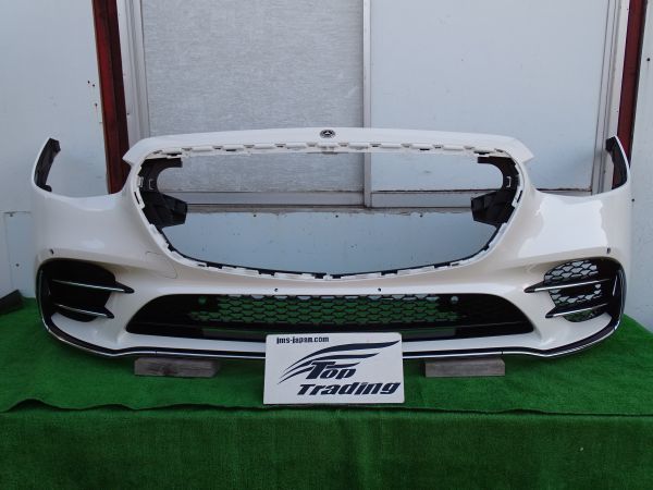 【傷や汚れあり】L2537-②vc ベンツ純正 Sクラス W223/V223 AMG フロントバンパー スポイラー・グリル付 ...