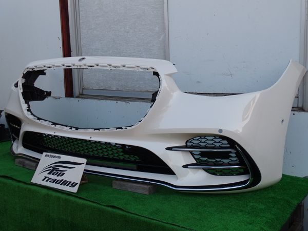 【傷や汚れあり】L2537-②vc ベンツ純正 Sクラス W223/V223 AMG フロントバンパー スポイラー・グリル付 ...