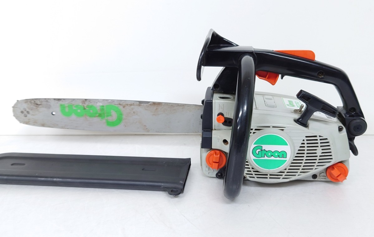 【やや傷や汚れあり】【B02-179】 KIORITZ Green チェーンソー GC30 共立 グリーン エンジン チェンソー 14インチ ...