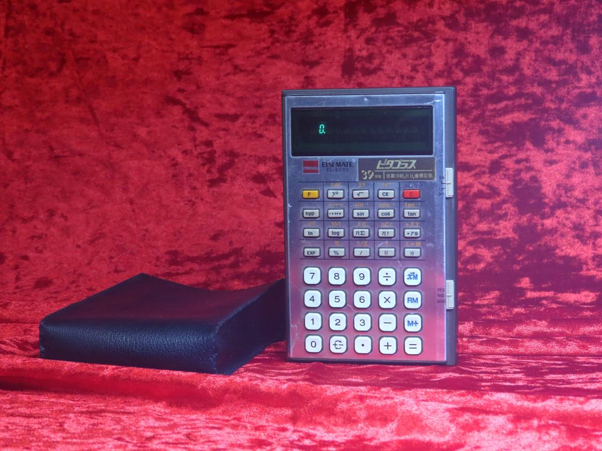 シャープ SHARP レトロ電卓 ELSI MATE EL-838 名刺サイズ電卓 8桁 動作品 の落札情報詳細 - ヤフオク落札価格検索 ...