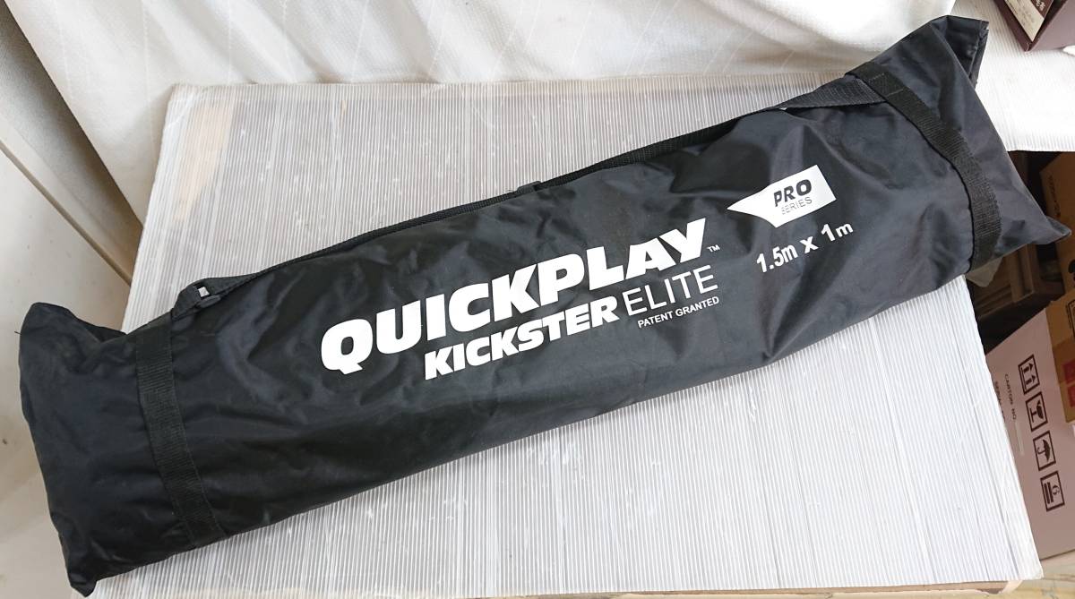 【やや傷や汚れあり】① QUICKPLAY KICKSTER ELITE PRO クイックプレイ 1.5m×1m ポータブルゴール 組立式の ...
