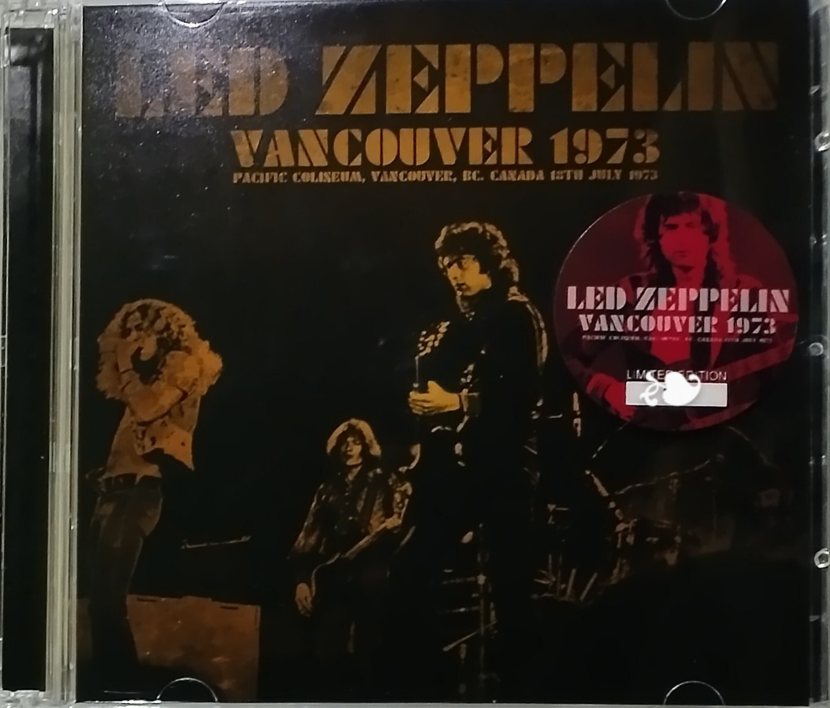 【目立った傷や汚れなし】LED ZEPPELIN 2枚組 輸入盤 CD 1973年 LIVE レッド・ツェッペリン VANCOUVER ...