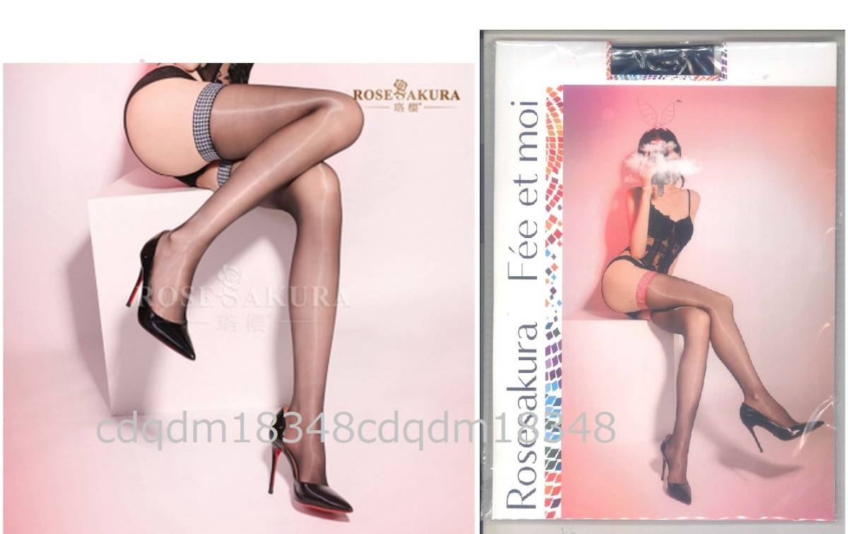 【未使用】最新作 黒 白千鳥バンド Rosesakura/品番8365/1デニール超光沢/シームレスタイハイストッキング/ 足型無しの落札情報詳細 - ヤフオク落札価格検索 オークフリー