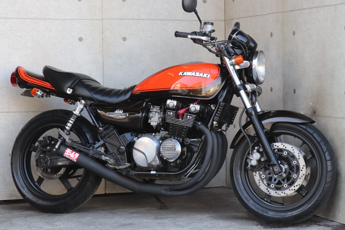 ゼファー1100 A1 旧車 Z1ブラック火の玉ニューペイント カスタム 綺麗 - カワサキ