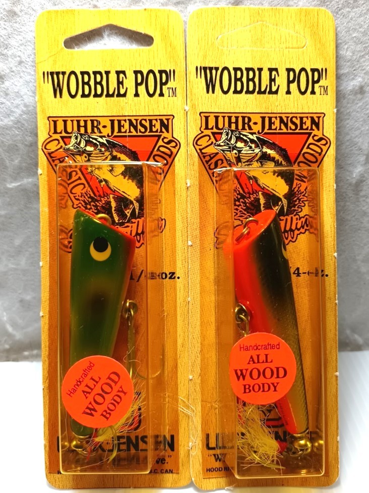 【未使用】ルーハージェンセン ウォブルポップ 1/4oz 2個セット LUHR-JENSEN WOBBLE POP ウッド 未開封の落札情報 ...