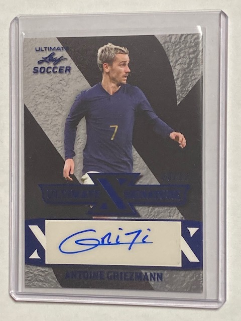 【未使用】2022 Leaf Ultimate Soccer Autograph Antoine Griezmann /12 アントワーヌ ...