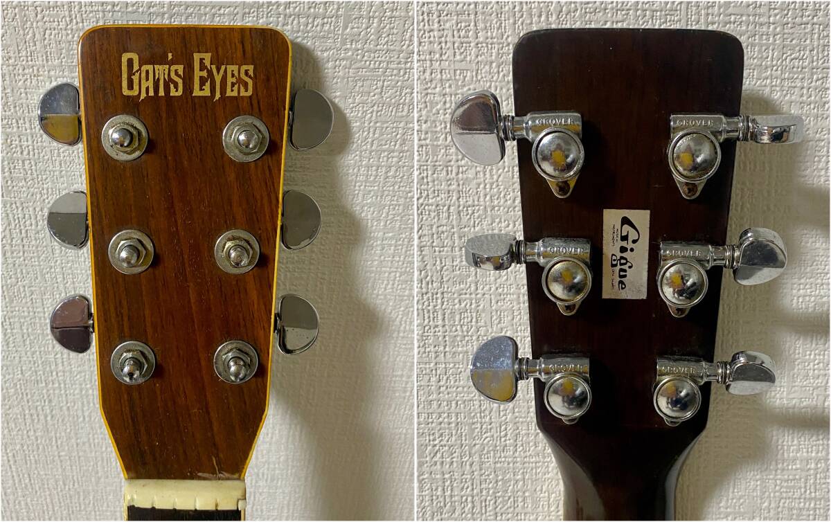 【目立った傷や汚れなし】【1976年TOP単板最初期モデル/フルオリジナル/ニアミントコンディション】Cat's Eyes CE-400 ...