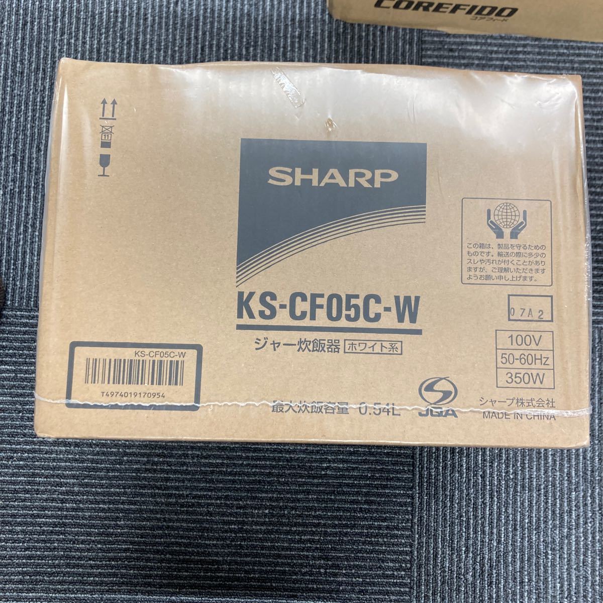 【未使用】。【未開封品】SHARP ジャー炊飯器 KS-CF05C-Wの落札情報詳細 - ヤフオク落札価格検索 オークフリー