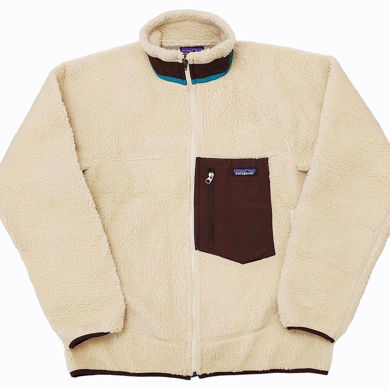 【目立った傷や汚れなし】パタゴニア Patagonia Classic Retro X Jacket クラシックレトロX ボアフリースジャケット アウトドア 23055 アイボリー M ...