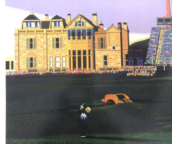 【未使用】送料300円(税込) ch959 ヒロ・ヤマガタ アートポスター 1978 BRITISH OPEN CHAMPIONSHIP【シン ...