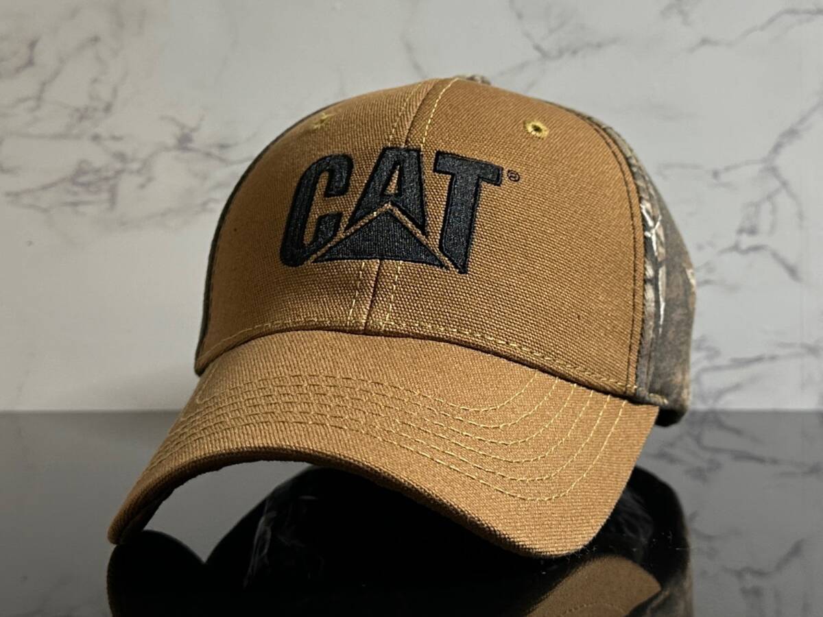 【未使用】【未使用品】168K★Caterpillarキャタピラー CAT キャップ CAP 帽子 DRI・DUCK製のコットン素材に ...