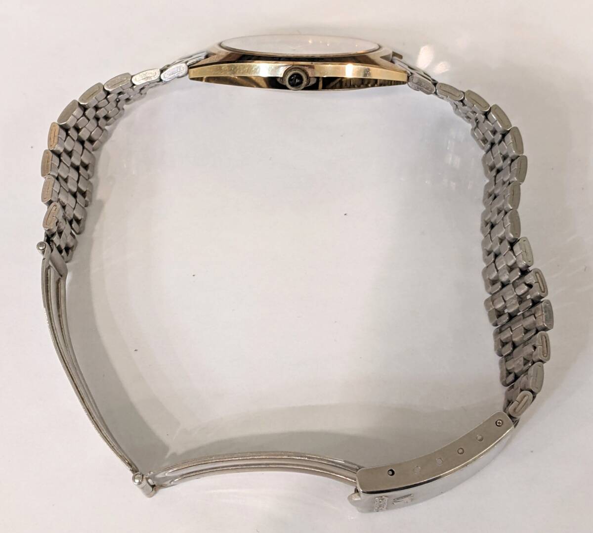 【傷や汚れあり】【11157】CITIZEN シチズン EXCEED エクシード クオーツ 腕時計 4-710185 ベルト社外 アナログ 3 ...