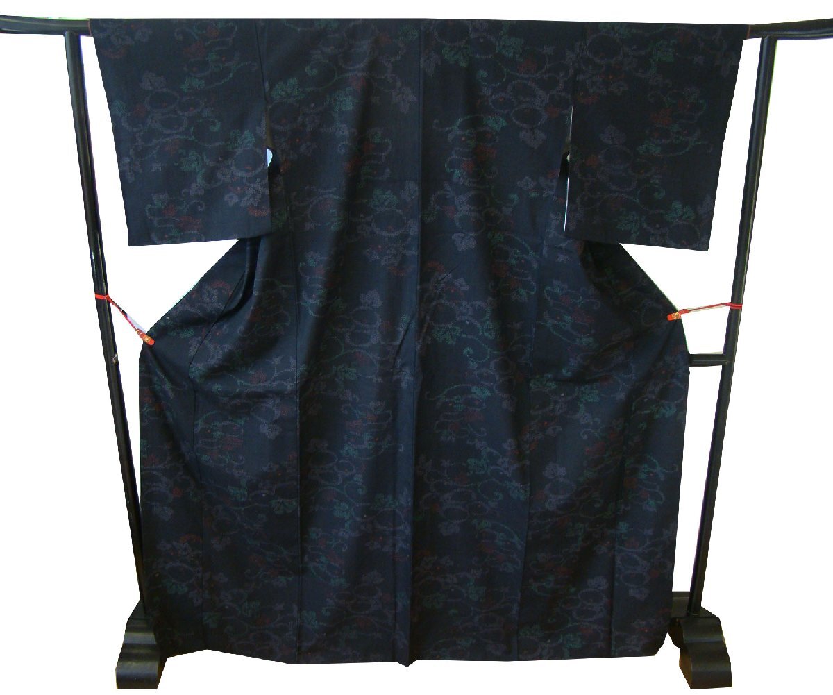 【目立った傷や汚れなし】時代屋 美品 裄66.3cm 無形文化財 本場 結城紬 証紙付 正絹 仕立上り 154cm～160cm Ts448の落札情報詳細 - Yahoo!オークション落札価格 ...