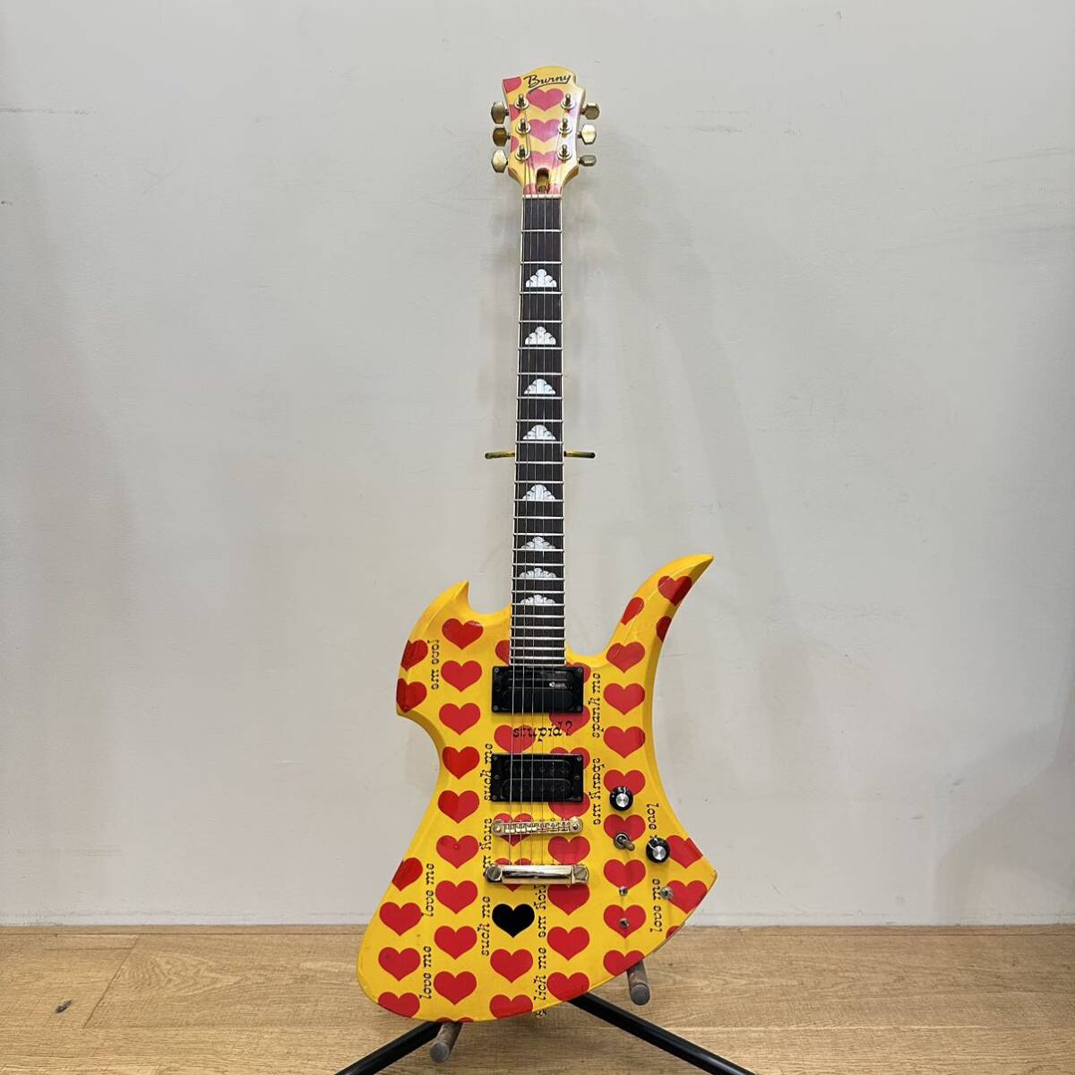 【傷や汚れあり】Burny/FERNANDES/hideモデル/イエローハート/MG-145Sカスタム/エレキギター/バーニー/フェルナンデス/の落札情報詳細 - Yahoo!オークション落札 ...