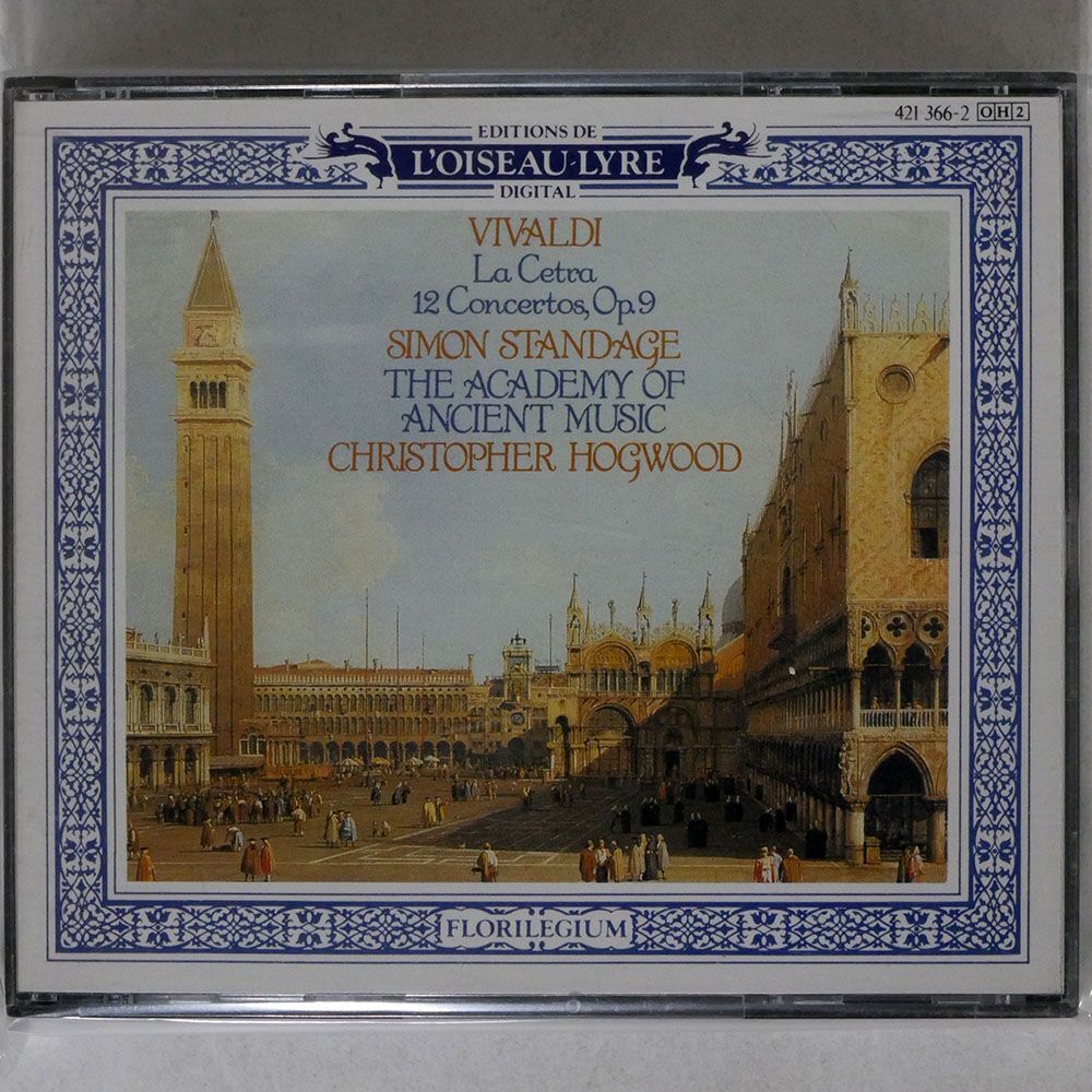 【やや傷や汚れあり】SIMON STANDAGE, THE ACADEMY OF ANCIENT MUSIC, CHRISTOPHER HOGWOOD/VIVALDI: LA CETRA ...