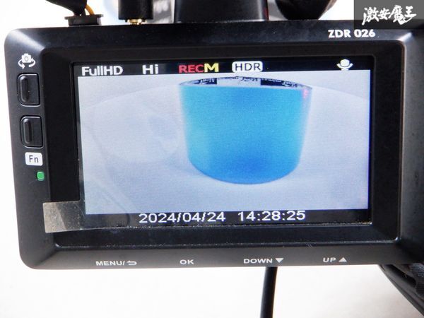 【やや傷や汚れあり】保証付 COMTEC コムテック ドライブレコーダー ZDR026 ドラレコ 前後カメラ 2カメラ フロント リア 電源付 即納 棚M1Cの落札情報詳細 - Yahoo ...