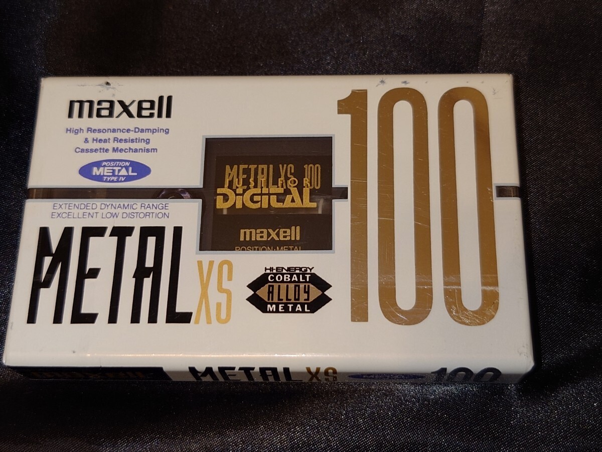 【未使用】maxell METAL XS100 Type Ⅳ Metal position 【1991年初代最終モデル】★激レアデッドストック ...
