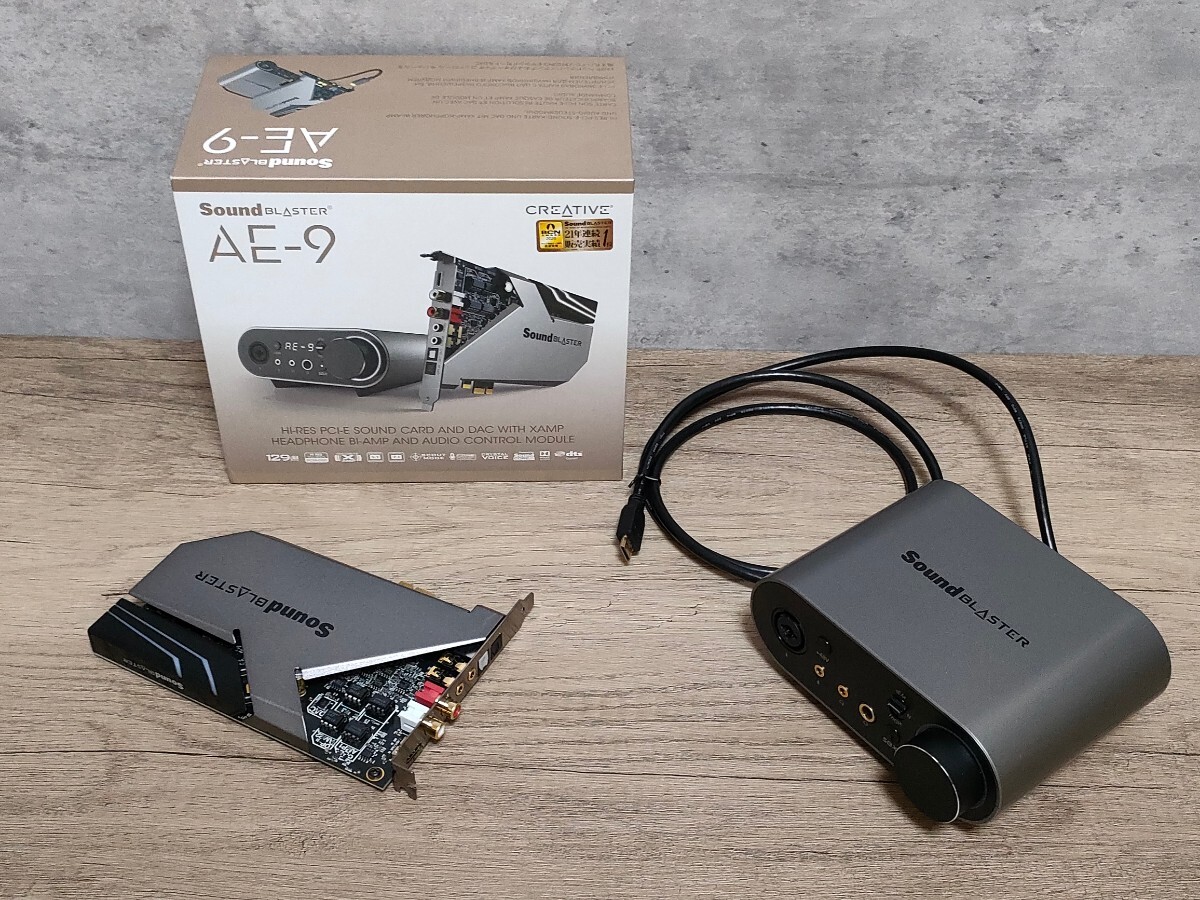 【やや傷や汚れあり】CREATIVE Sound BLASTER AE-9 【サウンドカード】の落札情報詳細 - ヤフオク落札価格検索 オークフリー