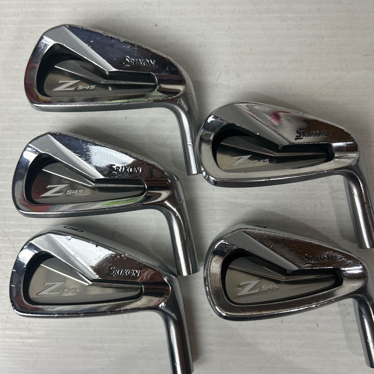 【傷や汚れあり】送料無料★SRIXON Z545 6.7.8.9.PW 5個セット アイアンヘッド単体 スリクソン ダンロップ 管理番号14812の落札情報詳細 - ヤフオク落札価格検索 オークフリー