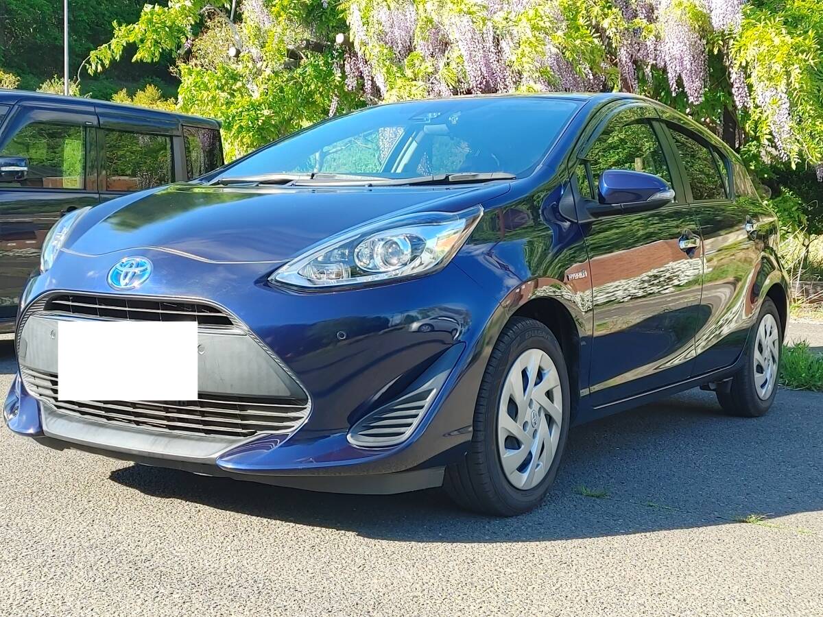 【走行距離 59,400 km】★後期型★アクア★Sスタイルブラック★59400㌔★Dブルー★ナビ・地デジ・Bluetooth・バックカメラ ...