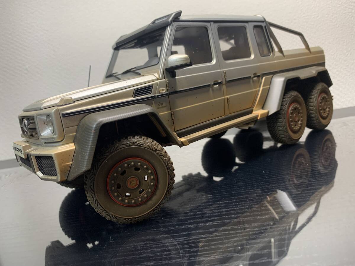 【目立った傷や汚れなし】AUTOart Mercedes Benz G63AMG 6x6 "muddy version" 1/18の落札情報 ...