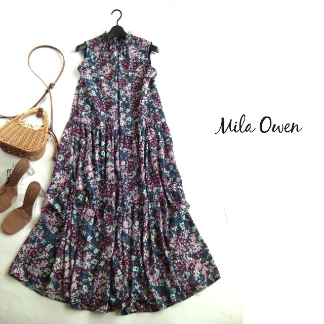 【目立った傷や汚れなし】Mila Owen(ミラ オーウェン)フラワー柄ワンピース1の落札情報詳細 - Yahoo!オークション落札価格検索 オークフリー