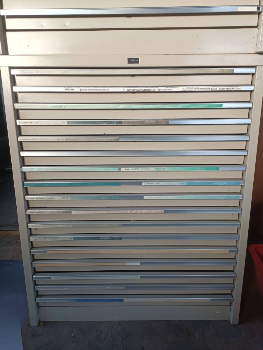 【傷や汚れあり】UCHIDA マップケース 図面キャビネット 製図ケース A2サイズの落札情報詳細 - ヤフオク落札価格検索 オークフリー