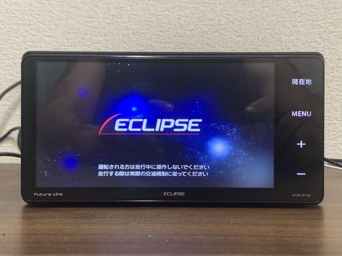【やや傷や汚れあり】ECLIPSE イクリプス 【AVN-R7W】メモリーナビ 地図データ 2016年【TV,DISC,USB,iPod,SD,bluetooth】シリアル番号 ...