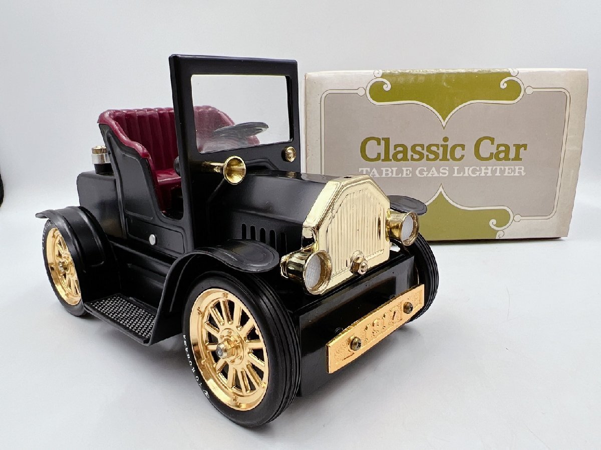 【傷や汚れあり】TABLE GAS LIGHTER (Classic Car) クラシックカー ガスライター 未使用長期保管品 動作未確認 ...