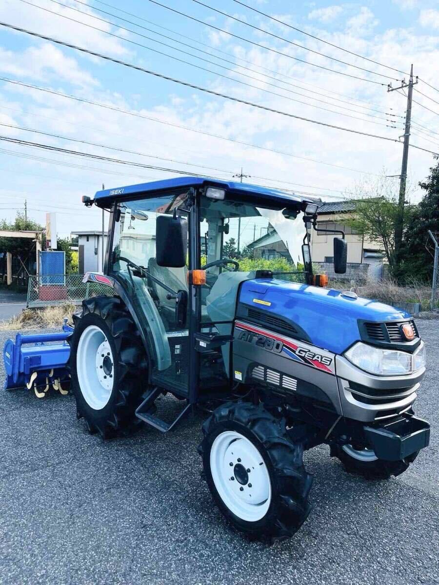 【目立った傷や汚れなし】イセキ ISEKI GEAS AT280 イセキ トラクター 28馬力 4WD パワステ 使用時間 540H イセキ ...