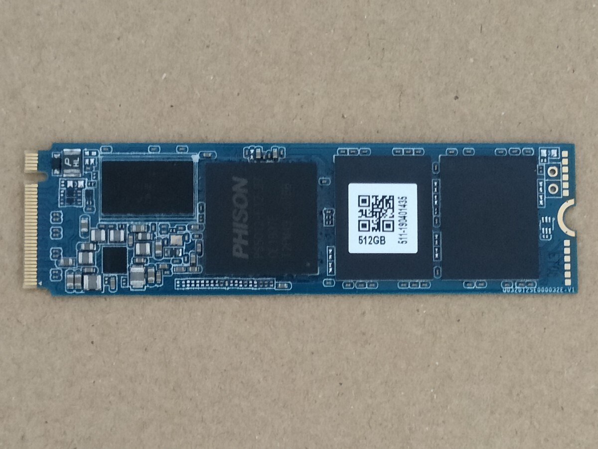 【目立った傷や汚れなし】PHISON PS5012-E12 M.2 PCIe NVMe 512GB 【SSD】の落札情報詳細 - Yahoo ...