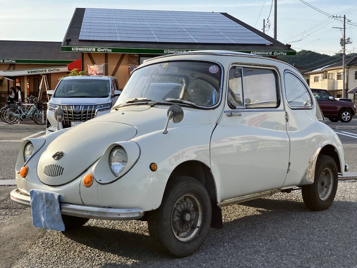 【走行距離 75,708 km】★実働・検切★スバル360・SUBARU 360 デラックス 初度昭和43年（1968年）K111・EK32・3速MT・実働てんとう虫乗って下さい♪の落札情報 ...