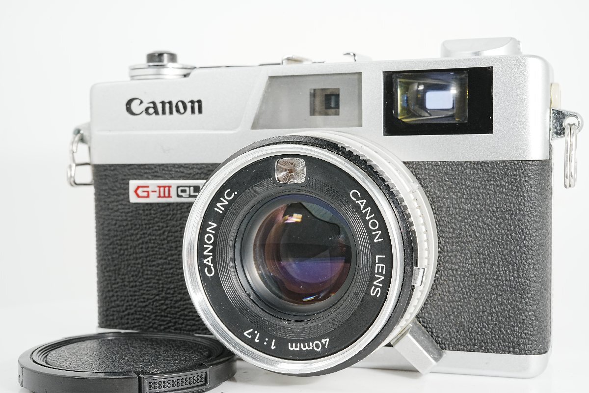 【シャッター粘りファインダー曇り】 Canonet キャノネット 黒 ブラック QL17 G3 GⅢ G3 レンジファインダーカメラ ...