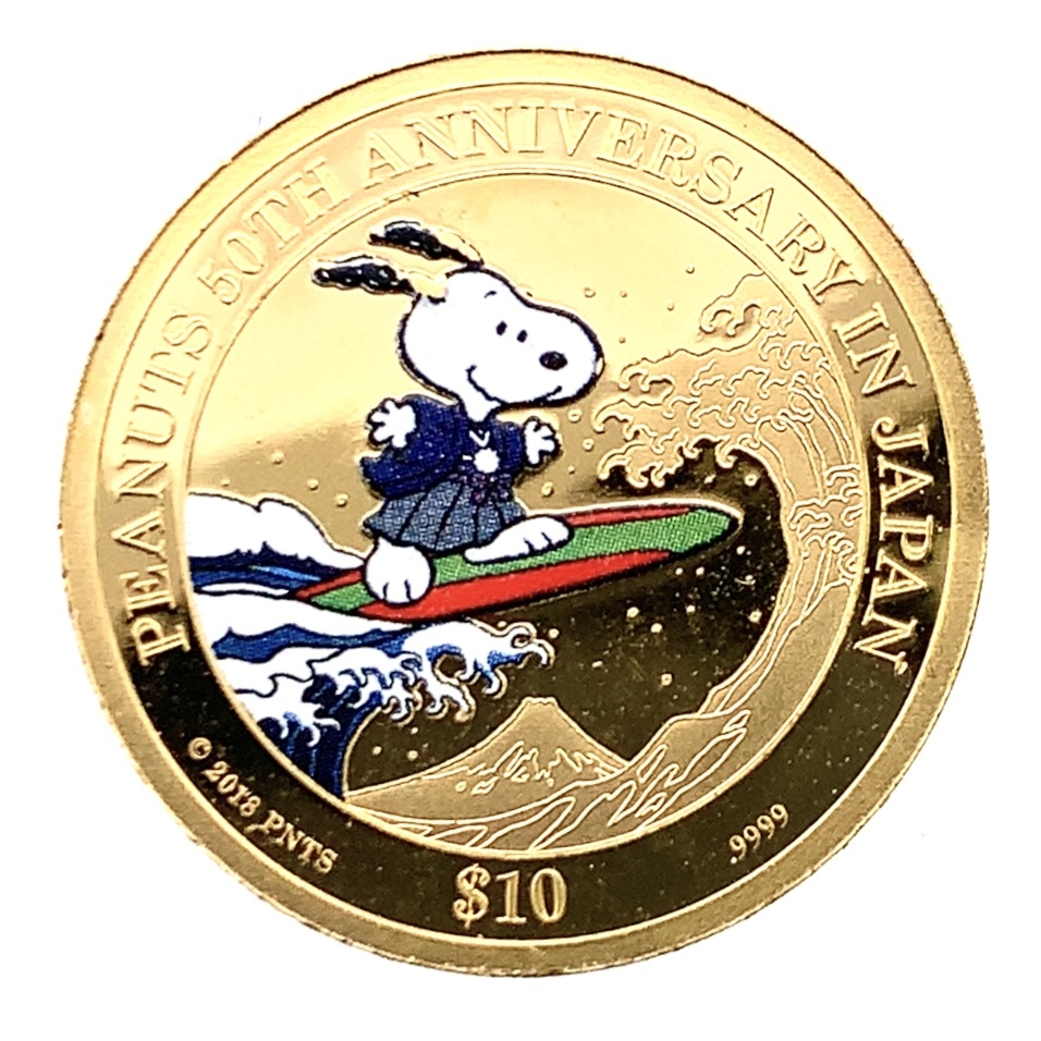 【目立った傷や汚れなし】スヌーピー金貨 クック諸島 カラーコイン 2018年 1.2g 24金 純金 1/25オンス イエローゴールド コレクション Goldの落札情報詳細 - ヤフオク落札 ...