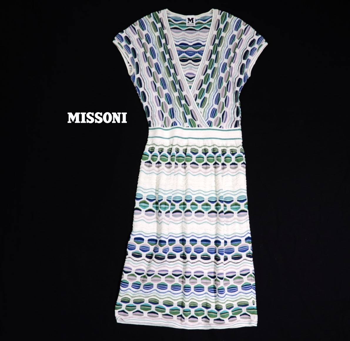 【やや傷や汚れあり】ミッソーニ Missoni 素敵 ニット ワンピース 40の落札情報詳細 - Yahoo!オークション落札価格検索 オークフリー