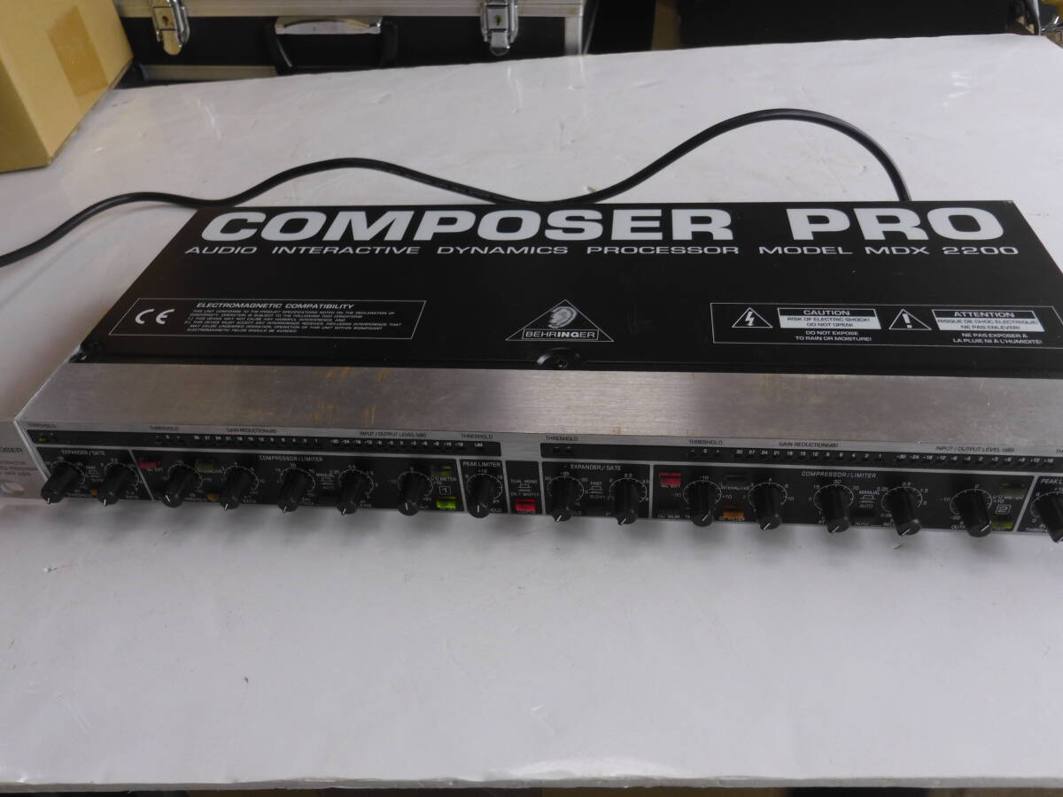 【傷や汚れあり】BEHRINGER COMPOSER PRO MDX2200 コンプレッサー ベリンガー中古の落札情報詳細 - ヤフオク落札価格検索 オークフリー