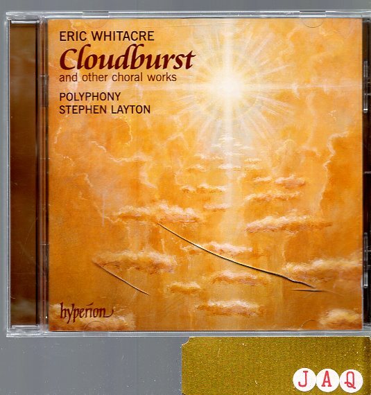 【傷や汚れあり】ERIC WHITACRE CLOUDBURST and other choral works/Stephen Laytonの落札情報詳細 - Yahoo!オークション落札価格 ...